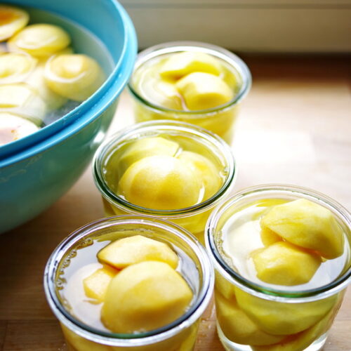 Pfirsiche einkochen · glasgefluester.de